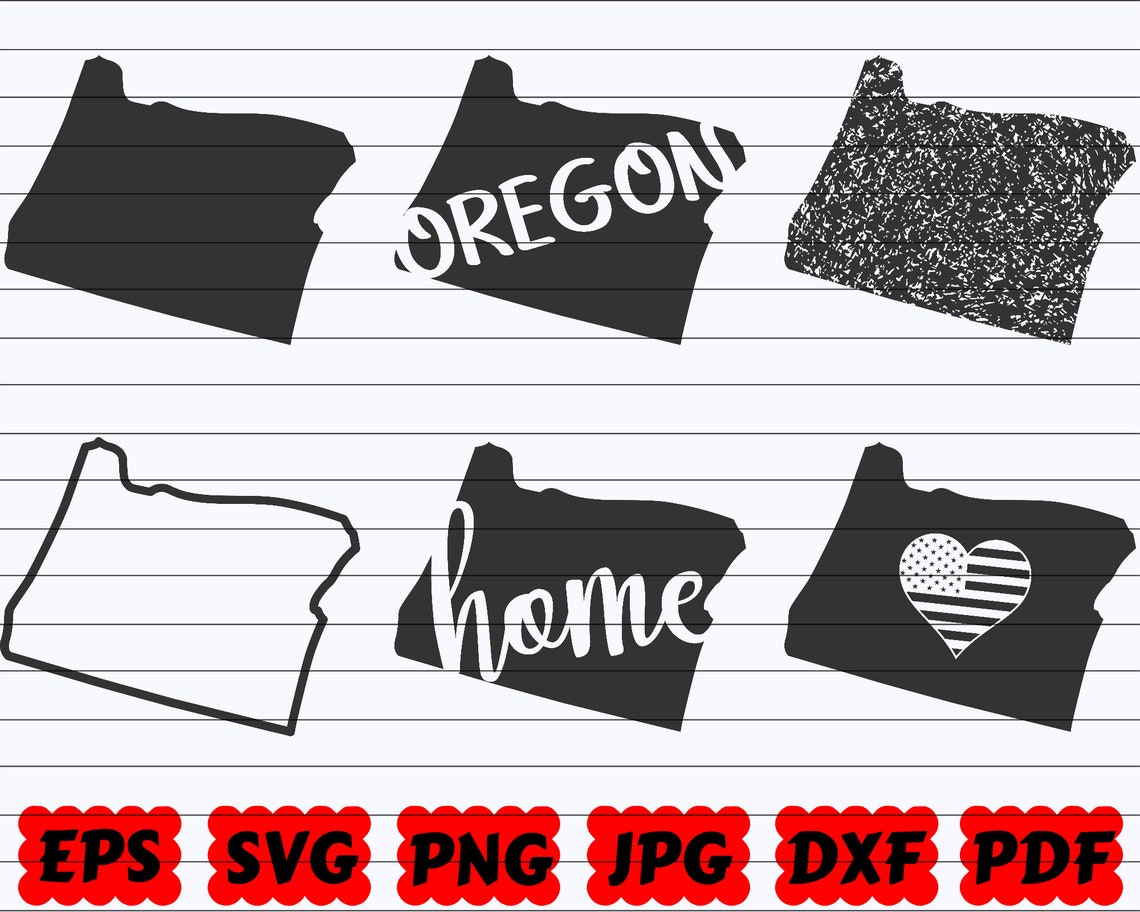 Oregon State SVG Oregon SVG Oregon Svg File Oregon Cut | Etsy