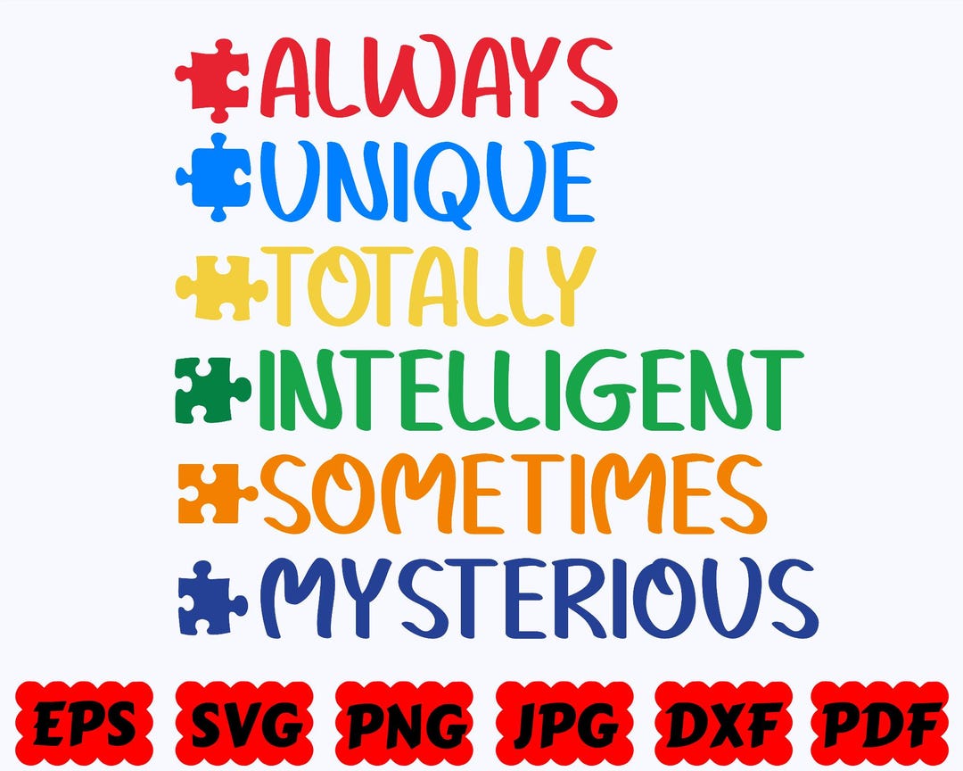 Autism SVG | Austism Awareness SVG | Autism Puzzle SVG | Cut Files for ...
