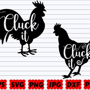 Cluck It SVG | Chicken SVG | Farm Life SVG | Farming Svg | Farm Svg ...