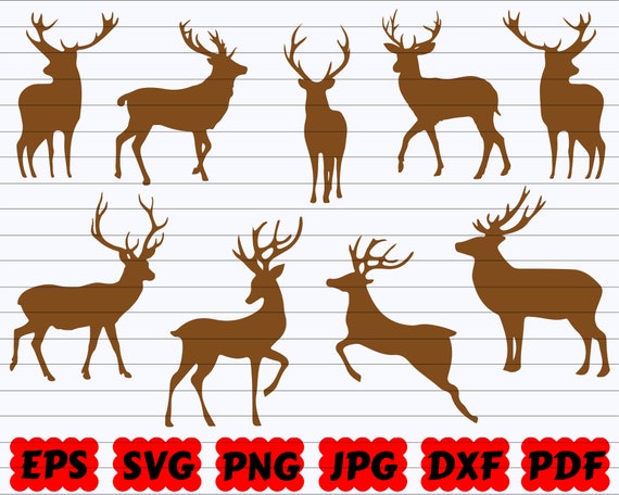 Reindeer SVG Reindeer SVG Bundle Reindeer Cut File | Etsy Australia
