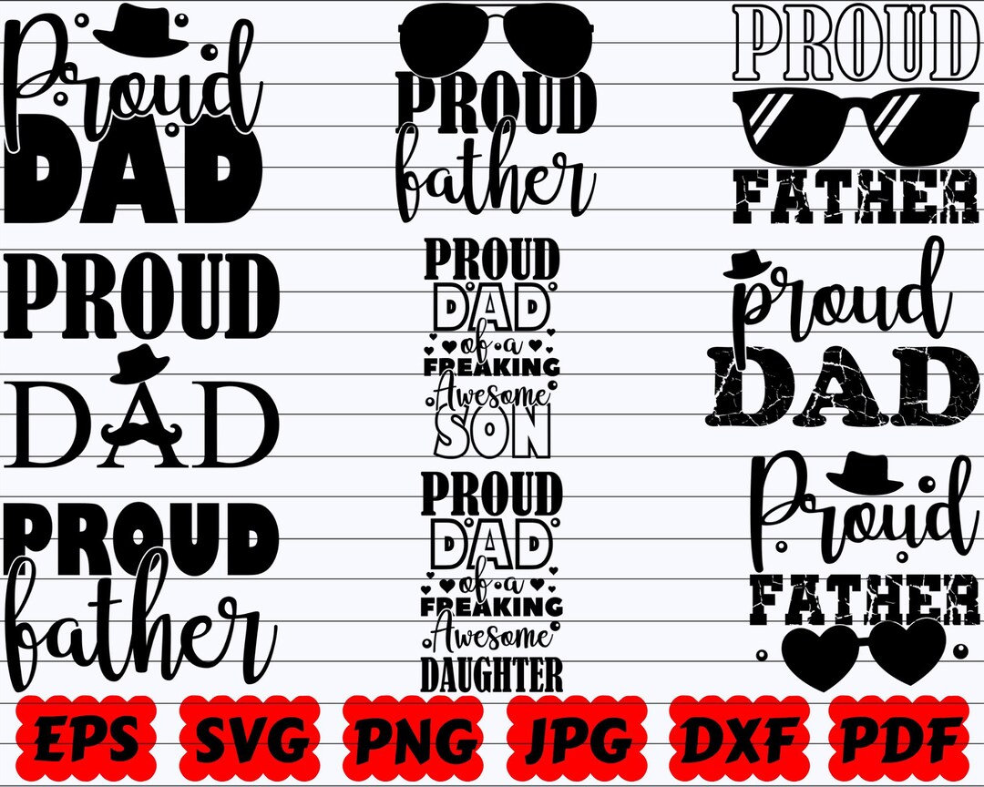 Proud Father SVG | Proud Dad SVG | Proud Family SVG | Proud Svg ...