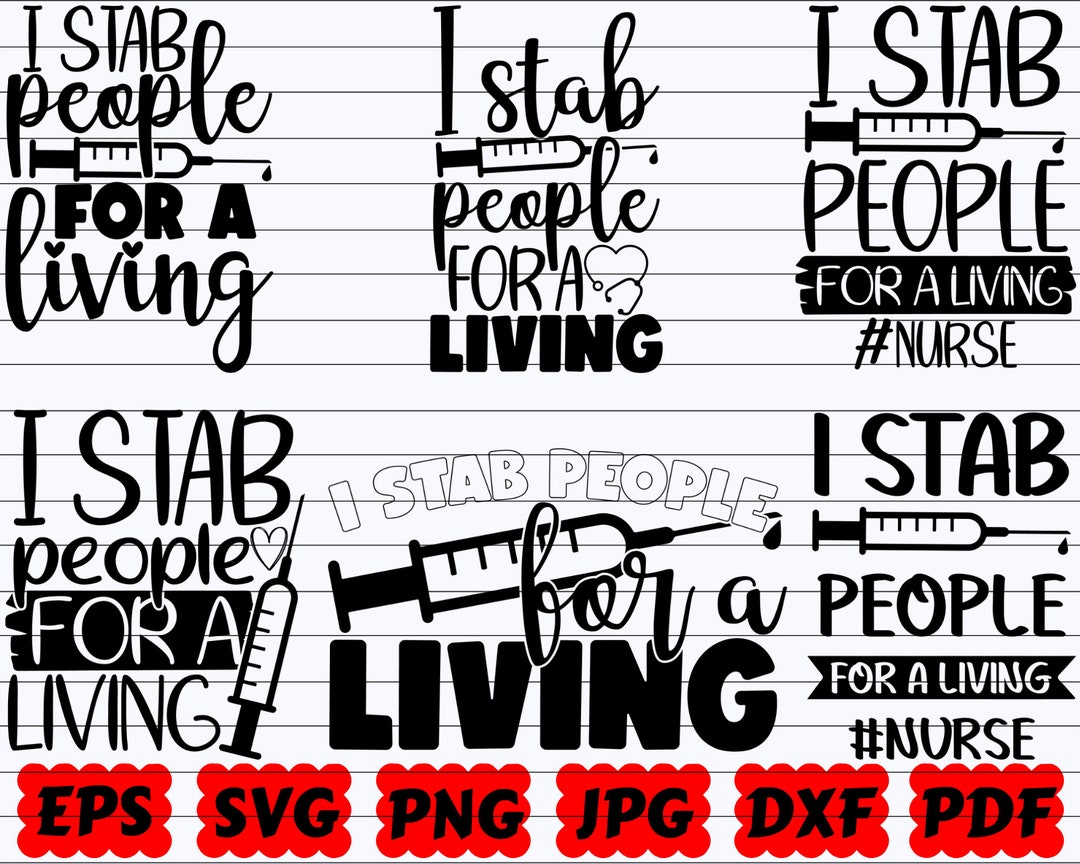 I Stab People for A Living SVG Nurse Life SVG I Stab People SVG Nurse ...