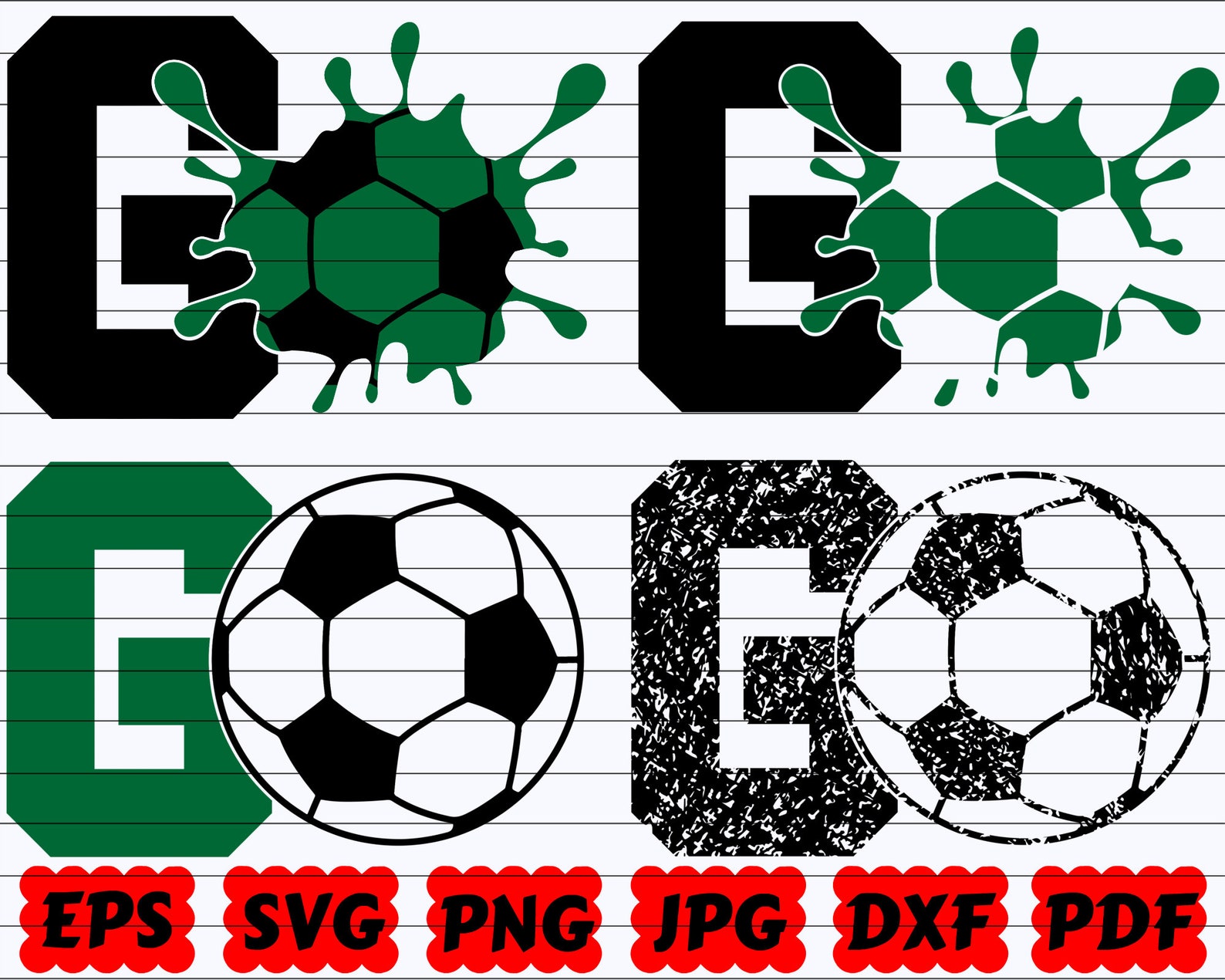 Go Soccer SVG Go SVG Go Soccer SVG Splash Soccer Svg | Etsy