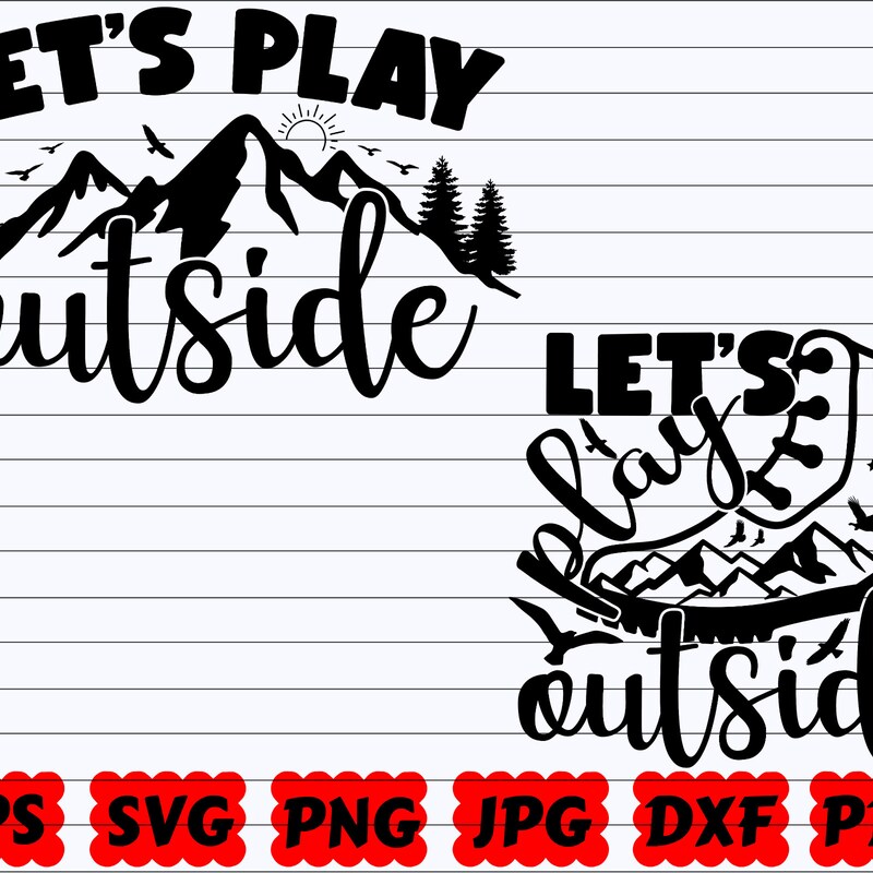 Play Outside Svg - Etsy