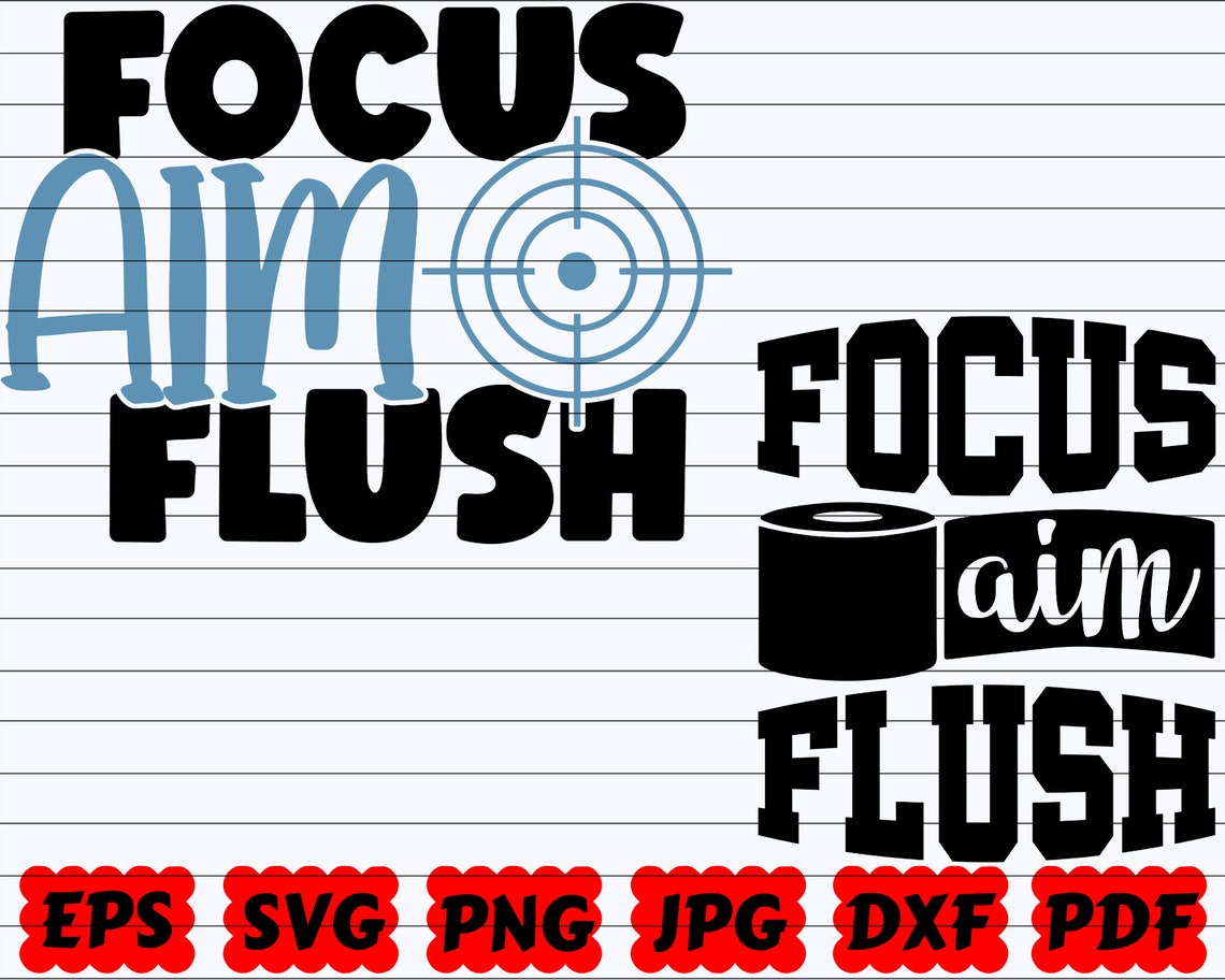 Focus Aim Flush SVG Focus SVG Aim SVG Flush Svg Target - Etsy