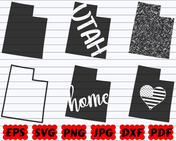 Utah State SVG Utah SVG Utah Svg File Utah Cut File | Etsy Hong Kong