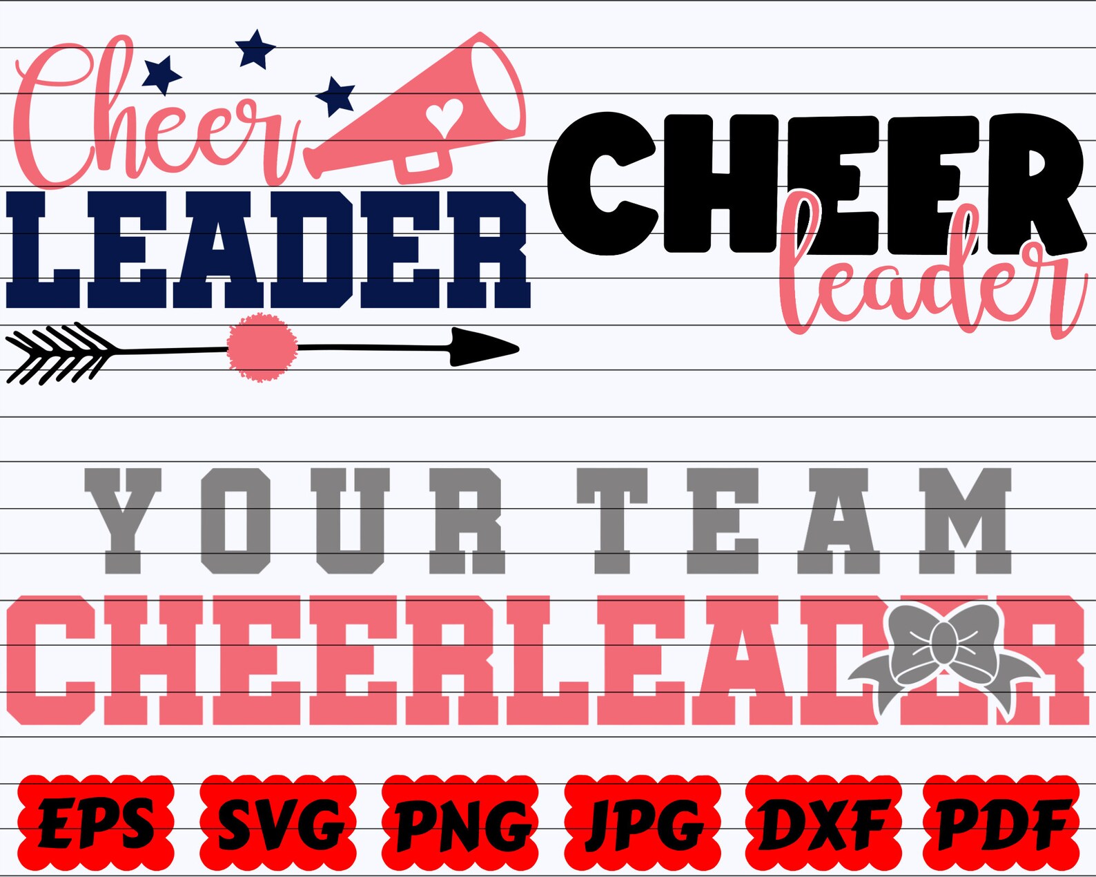Cheer Leader SVG Cheerleader SVG Leader SVG Cheer Leader - Etsy