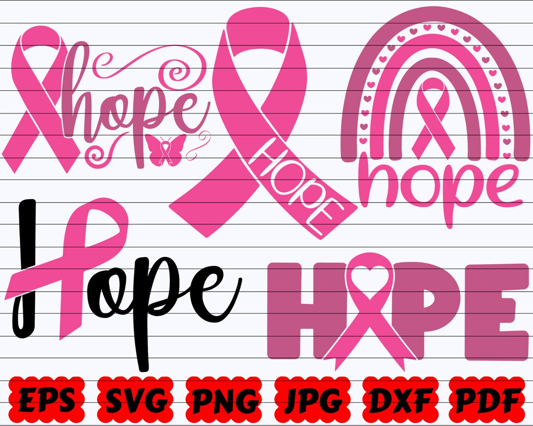 Hope SVG | Hope Cancer SVG | Cancer Ribbon SVG | Cancer Survivor Svg ...
