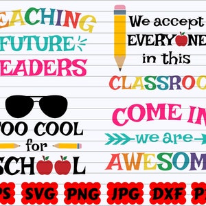School SVG Bundle | School SVG | School Quote SVG | School Sayings Svg ...