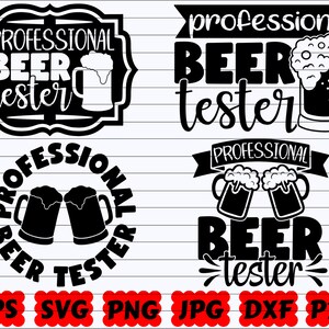 Professional Beer Tester SVG | Beer Tester SVG | Professional SVG ...