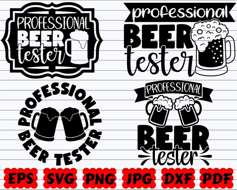Professional Beer Tester SVG Beer Tester SVG Professional - Etsy
