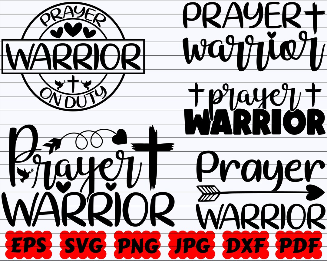 Prayer Warrior SVG | Prayer SVG | Warrior SVG | Religious Svg ...