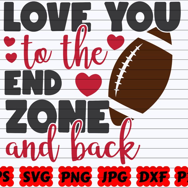 Football End Zone Svg - Etsy