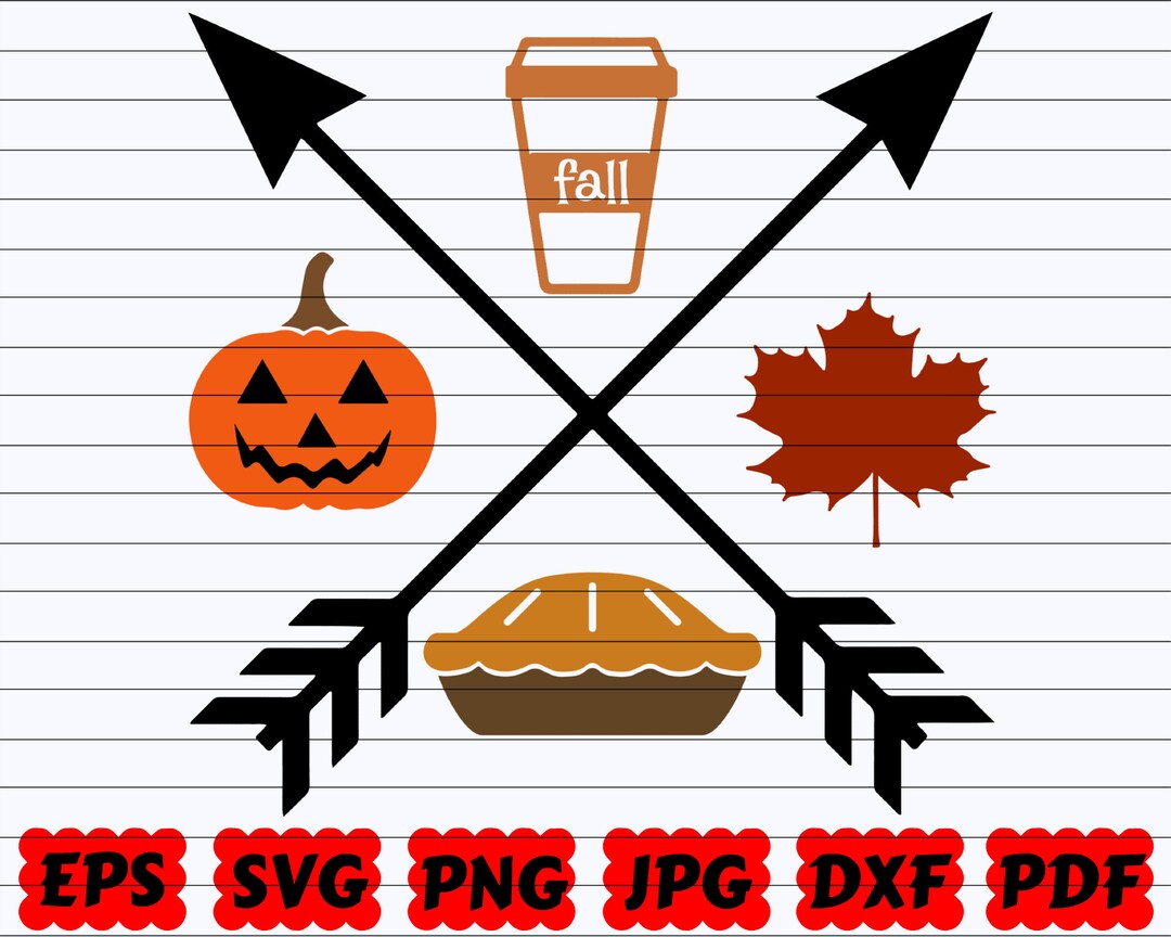 Autumn Arrow SVG Fall Arrow SVG Fall Design SVG Arrow - Etsy