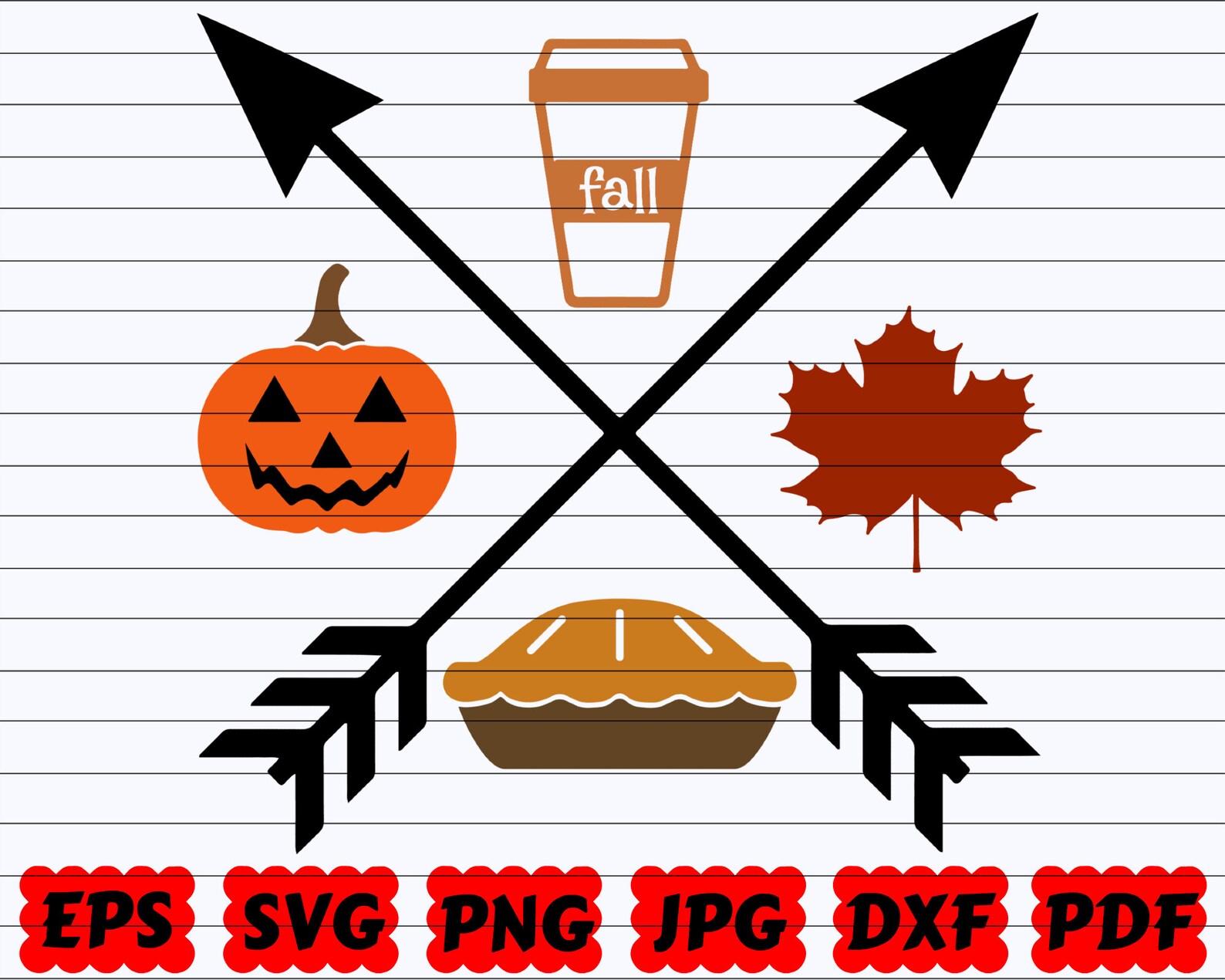 Autumn Arrow SVG Fall Arrow SVG Fall Design SVG Arrow - Etsy