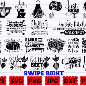 Kitchen SVG | Kitchen Sign SVG | Farmhouse Kitchen SVG | Kitchen Cut ...