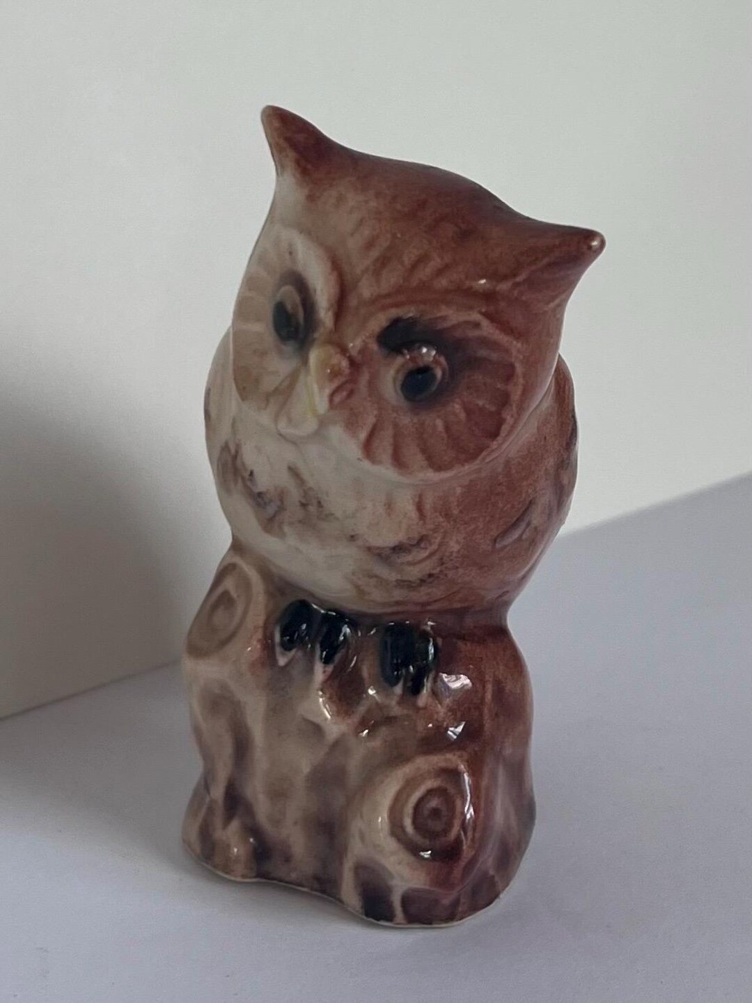 Vintage Owl Figurine - Etsy