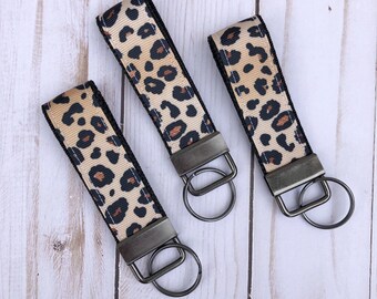 Leopard Print Key Chain - Etsy