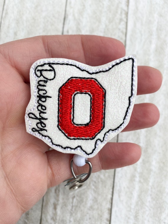 Ohio State Badge Osu Badge Ohio Badge Badge Reel Badge | Etsy