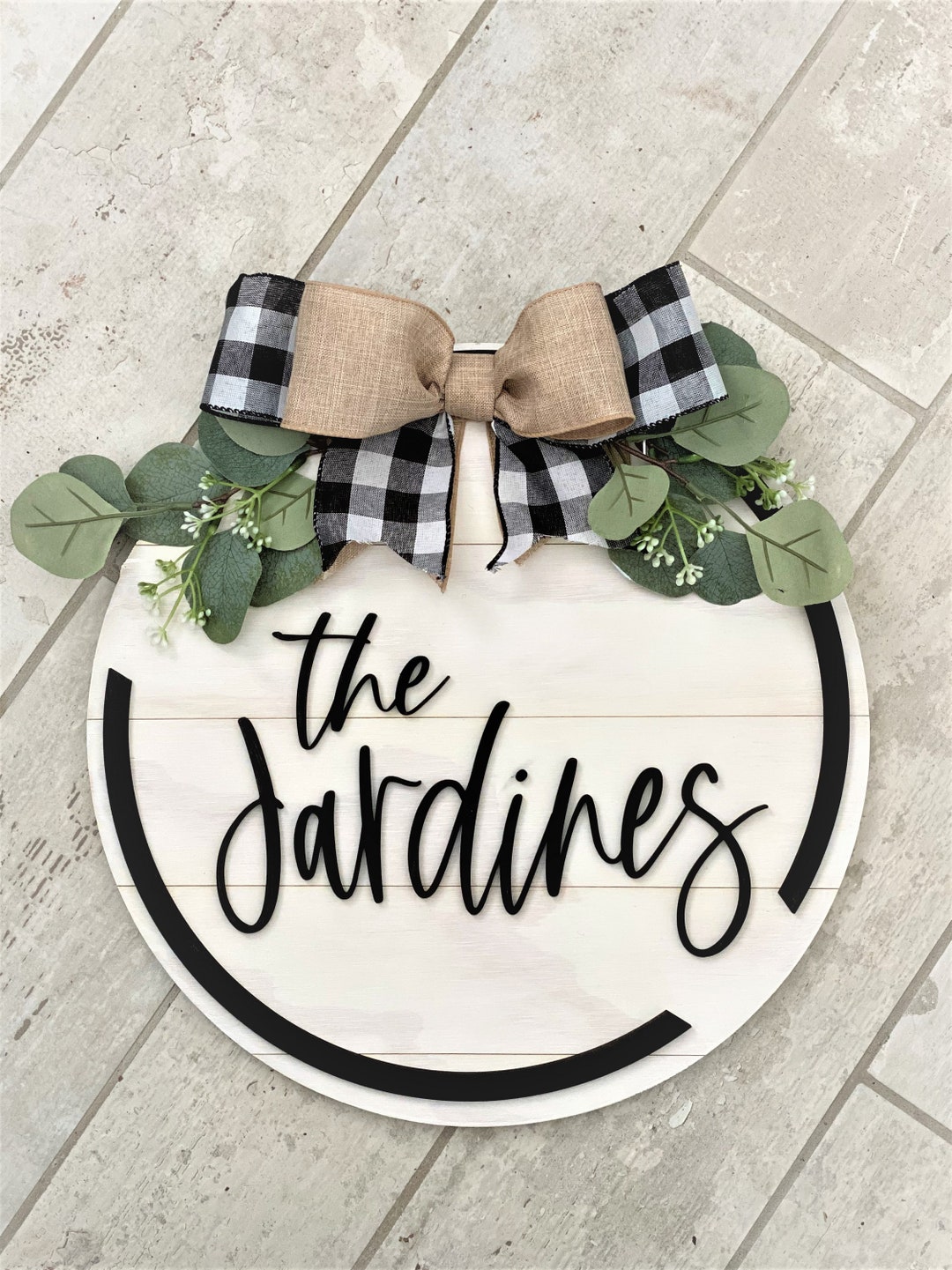 Custom Welcome Door Sign Front Door Decor Personalized Door - Etsy