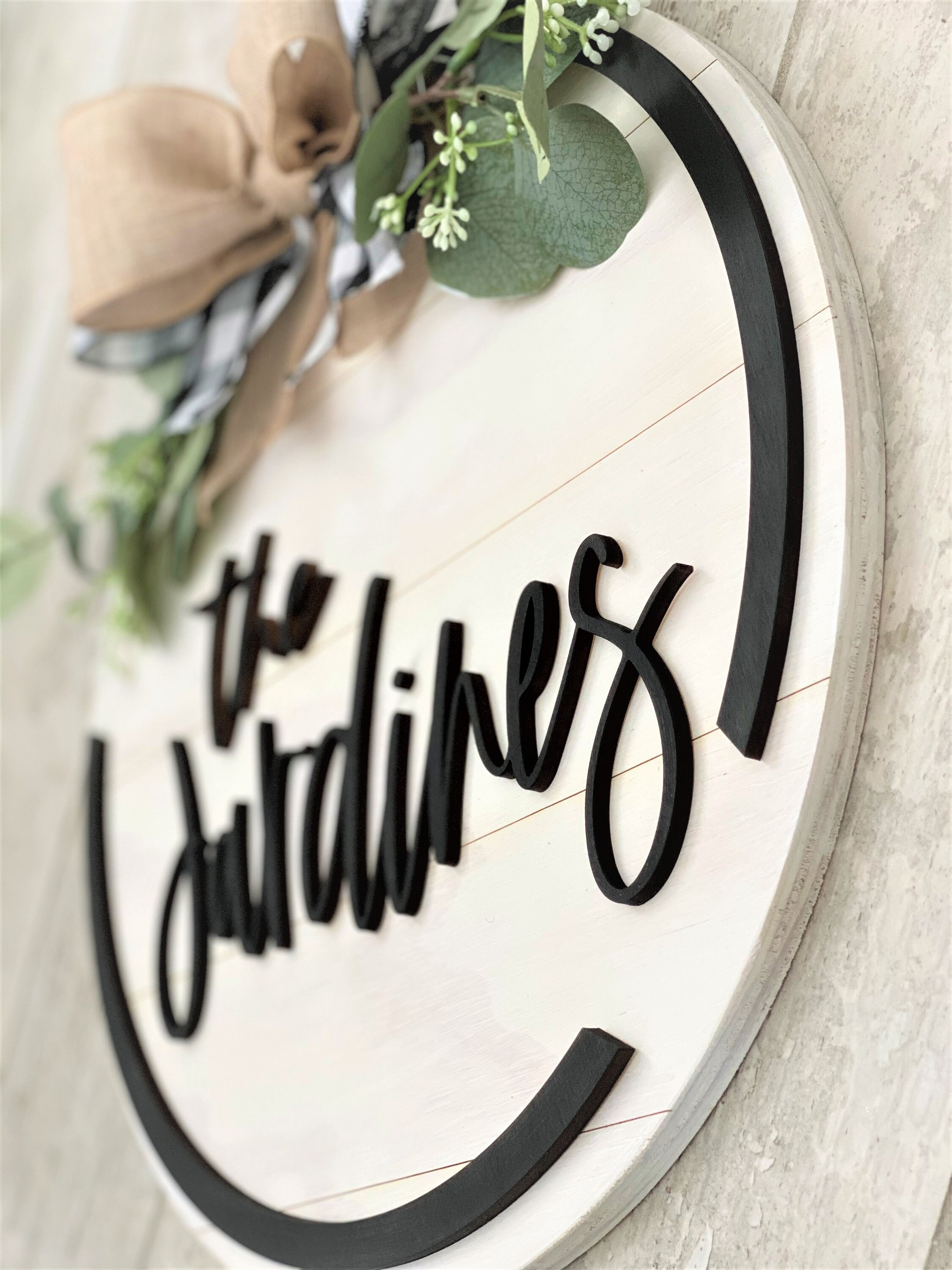 Custom Welcome Door Sign Front Door Decor Personalized Door | Etsy