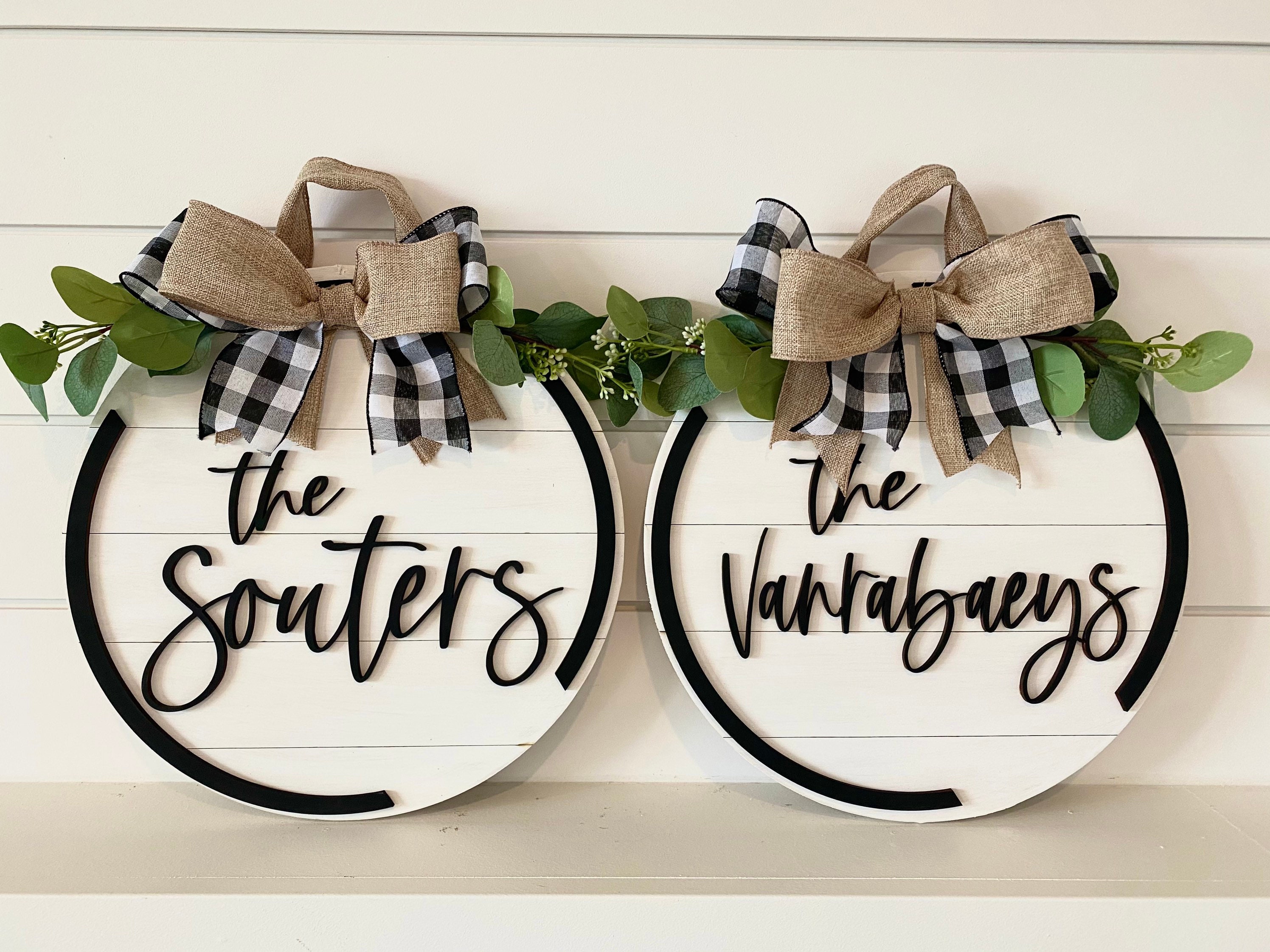 Custom Welcome Door Sign Front Door Decor Personalized Door - Etsy Canada