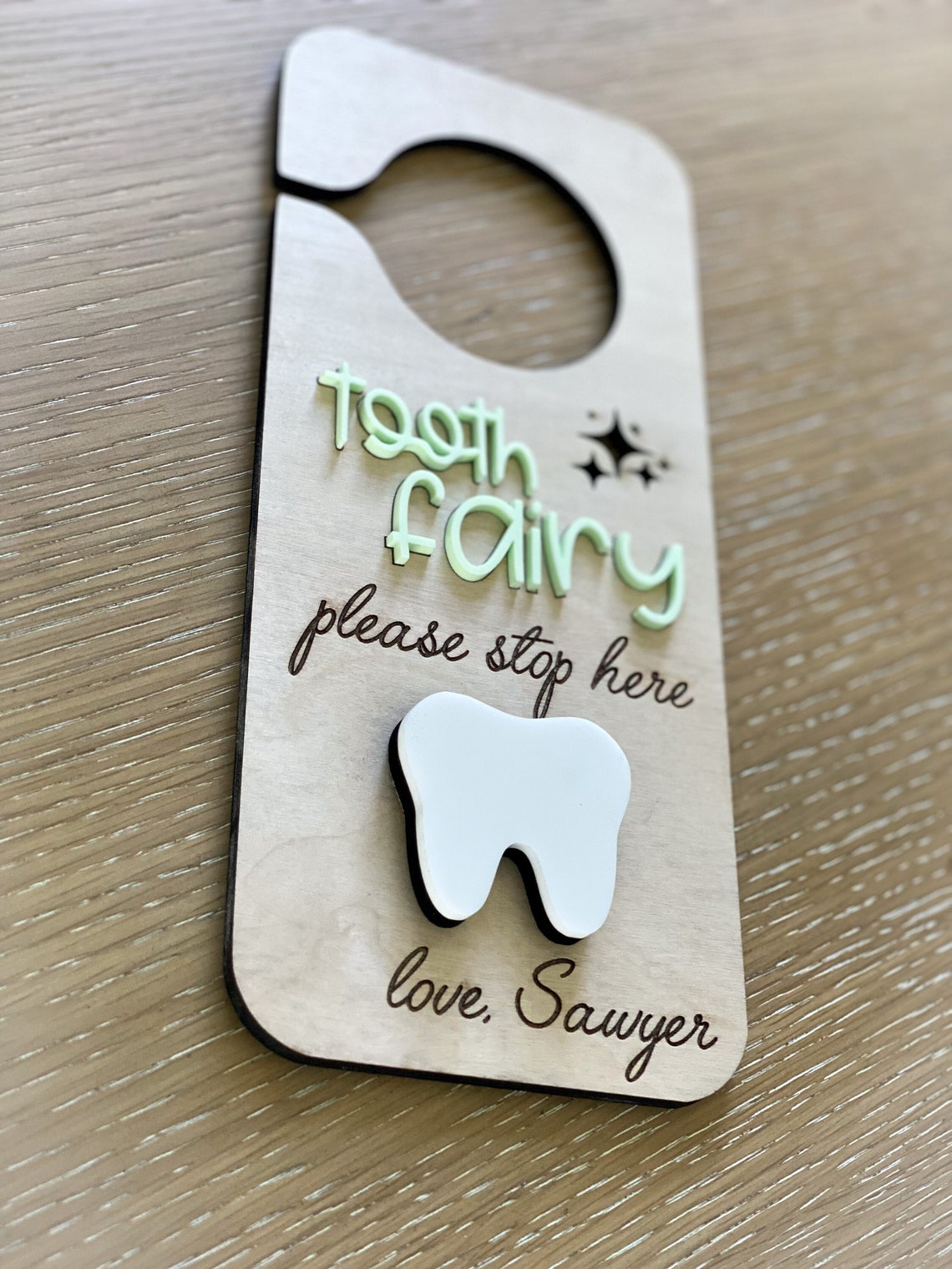 Tooth Fairy Door Hanger Tooth Fairy Personalized Tooth Fairy - Etsy