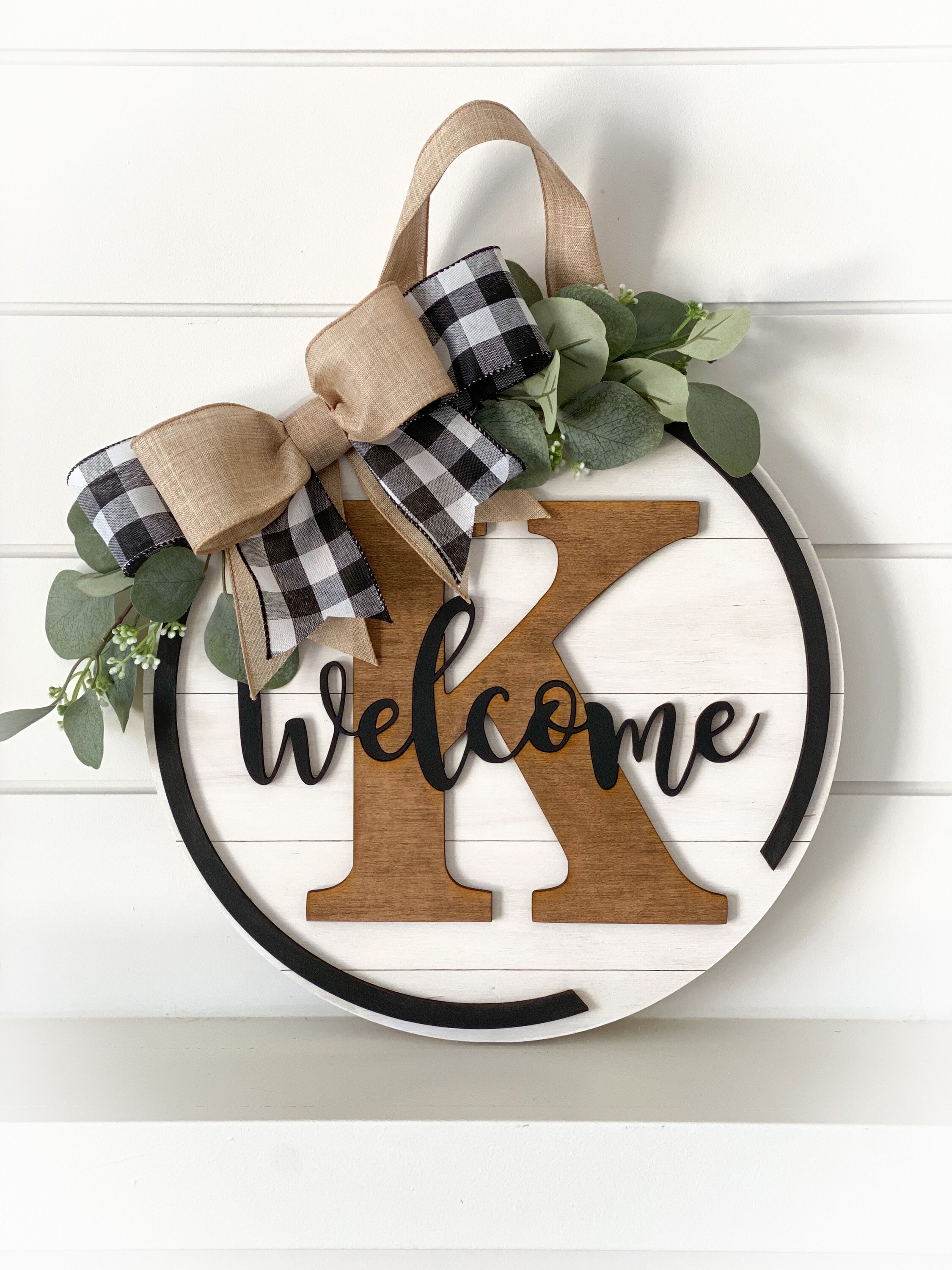 Wooden Fall Welcome Sign for Front Door - Etsy