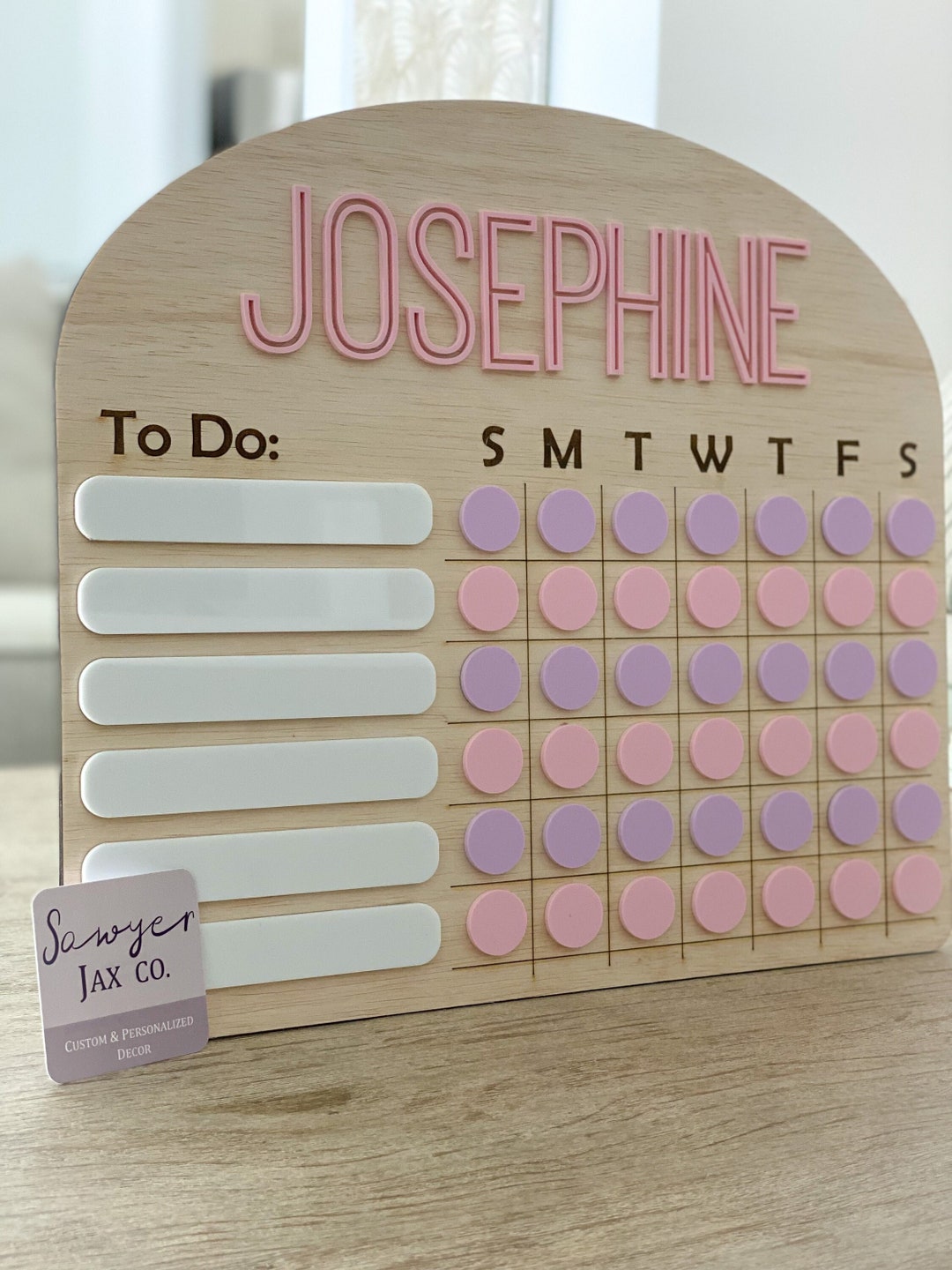 Dry Erase Chore Chart Personalized Kids Chore Chart - Etsy Canada