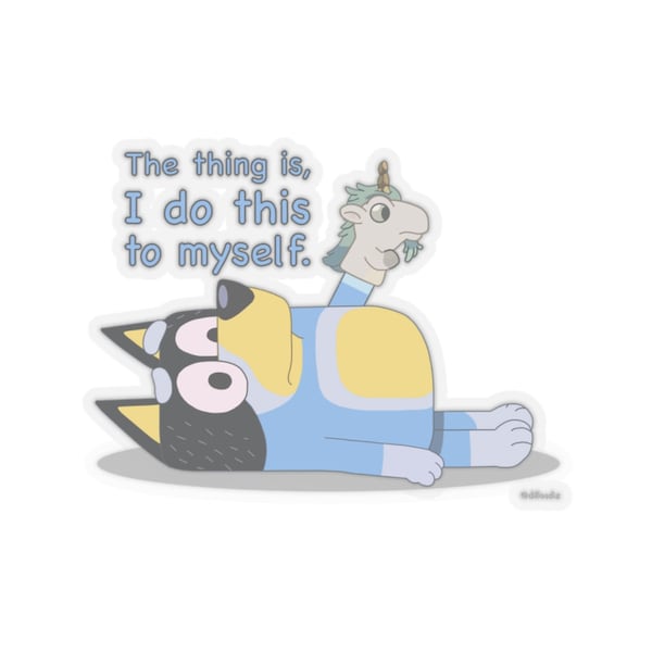 Bluey Stickers Bandit - Etsy