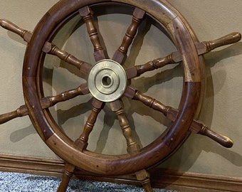 Wooden Ship Wheel | Etsy