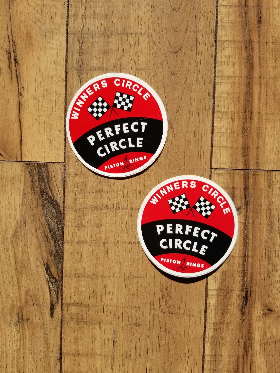 Vintage Perfect Circle Winners Circle Pitson Rings Decal - Etsy