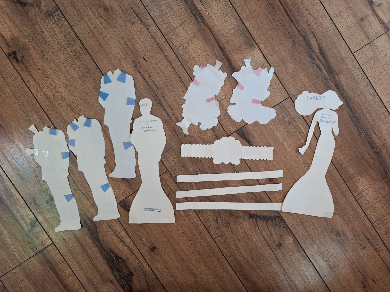 Vintage 1988 Barbie and Ken Paper Dolls and Outfits From - Etsy