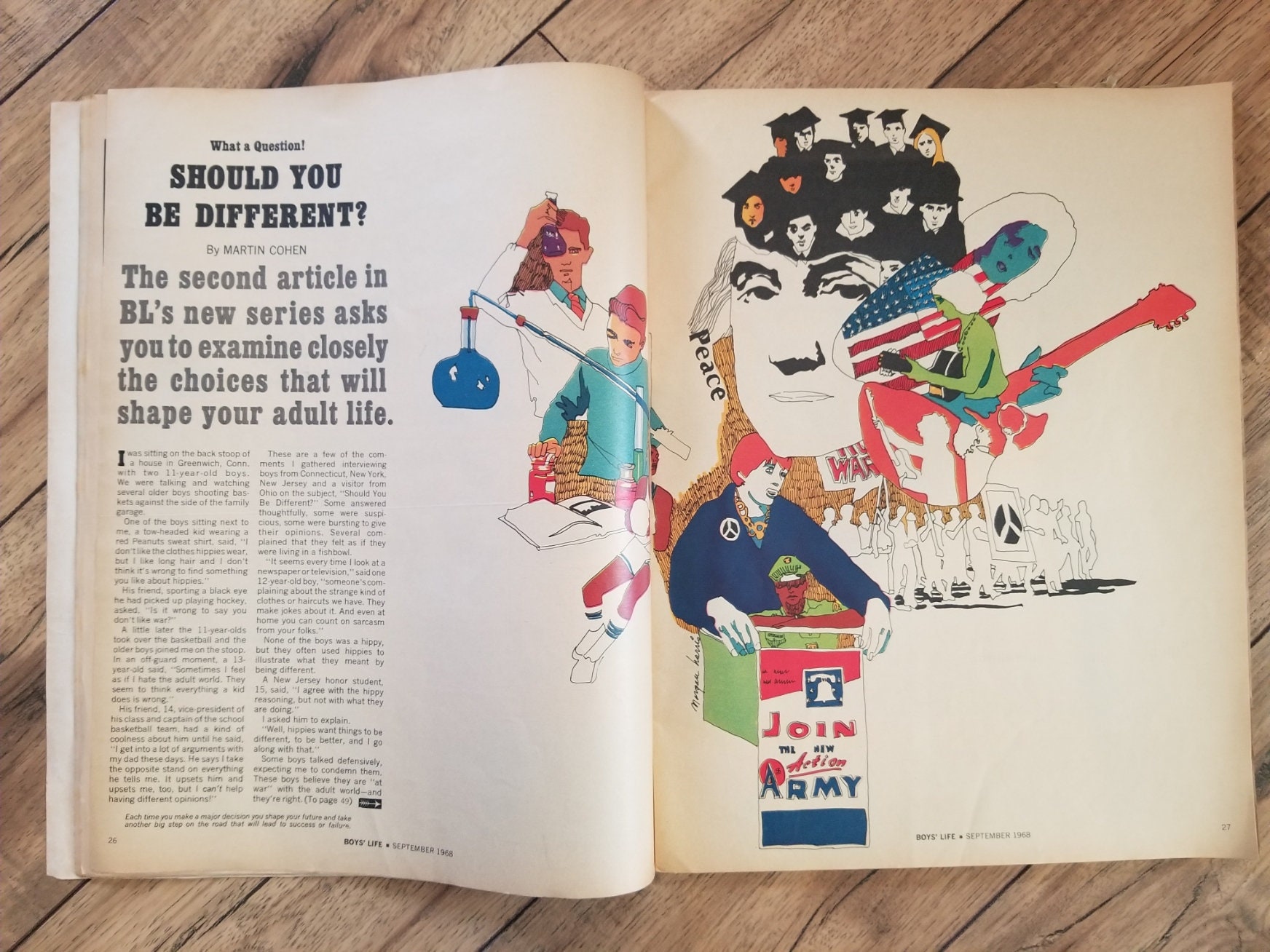 Vintage 1968 Boys' Life Magazine September Issue | Etsy