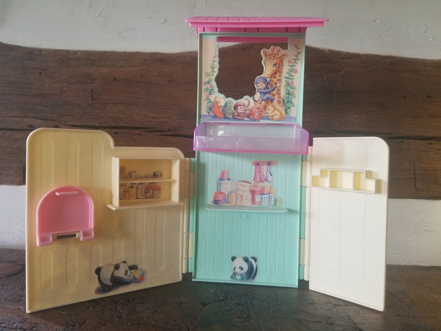 Mattel 2000 Barbie Zoo Babies Playset; Fashion Doll Furniture and ...