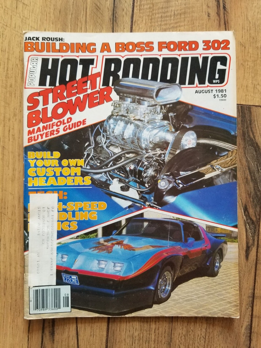 Vintage 1981 Popular Hot Rodding Magazine - August Issue; Racing ...