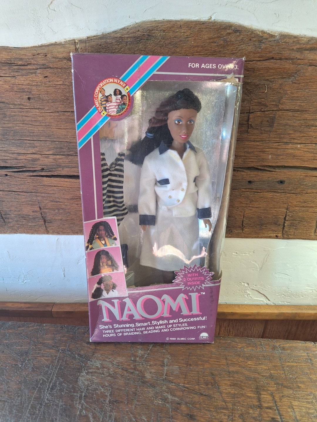 Vintage 1988 Naomi Fashion Doll by Olmec Corporation; Like New, NRFB ...