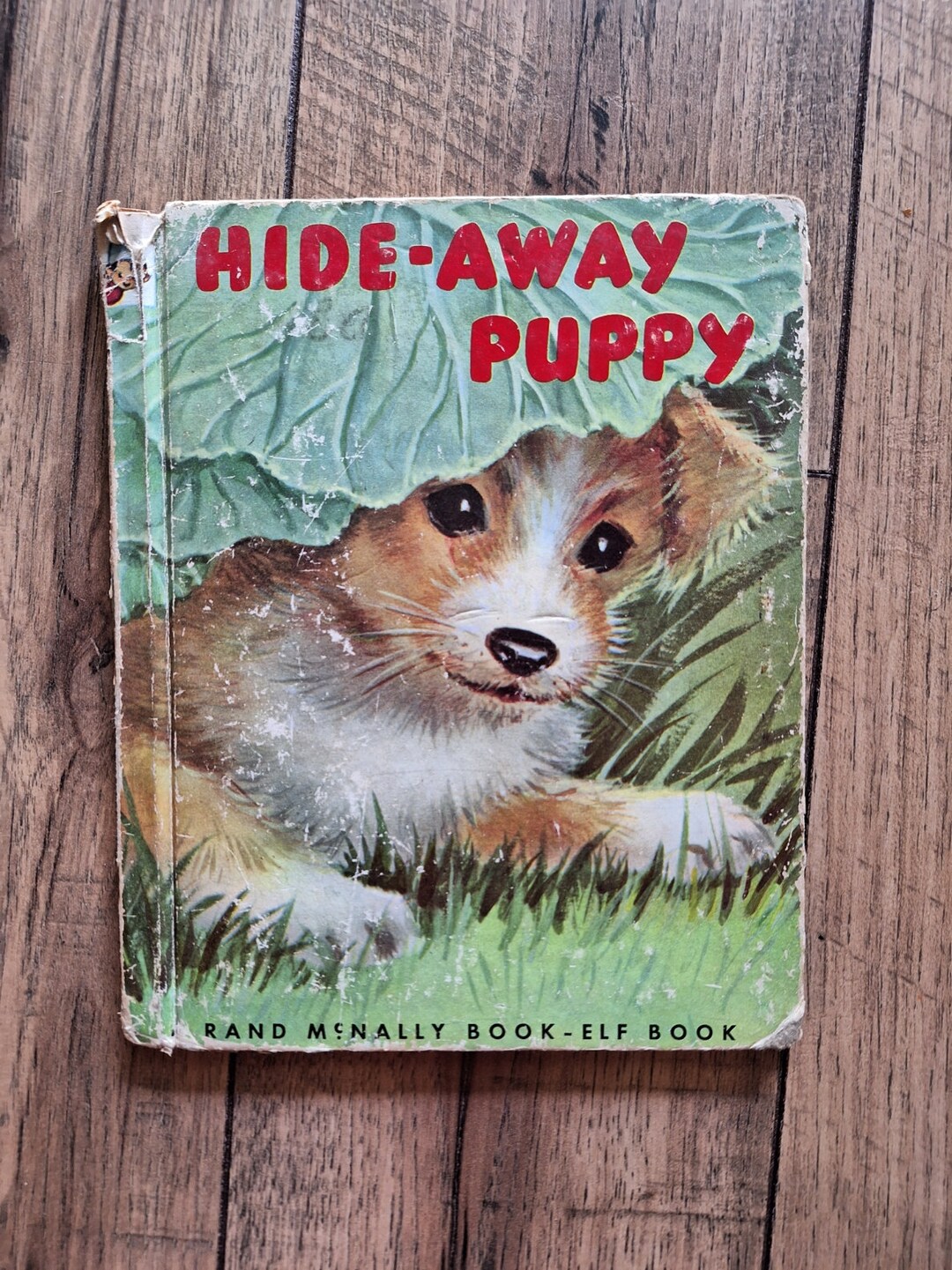 Vintage 1952 Hide-away Puppy, Published by Rand Mcnally Book - Elf Book ...