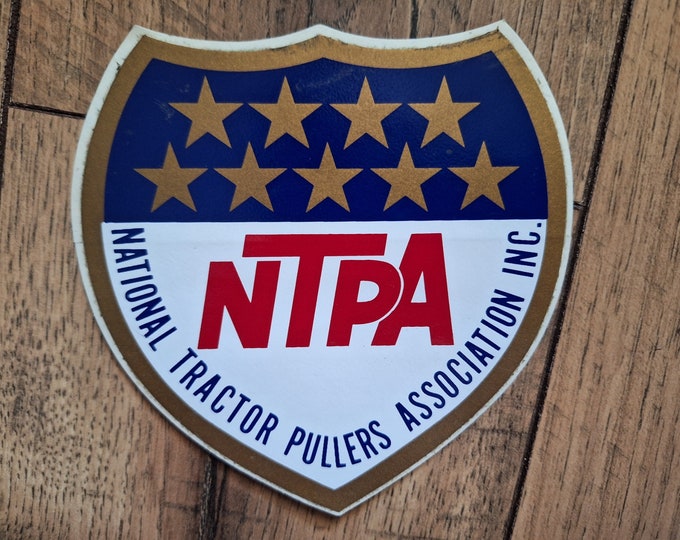 Vintage 1970s to 80s National Tractor Pullers Association Sticker Decal ...