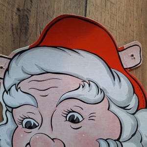 Vintage 1950s Santa Claus Cardboard Die Cut - Seasonal Holiday Decor - Etsy