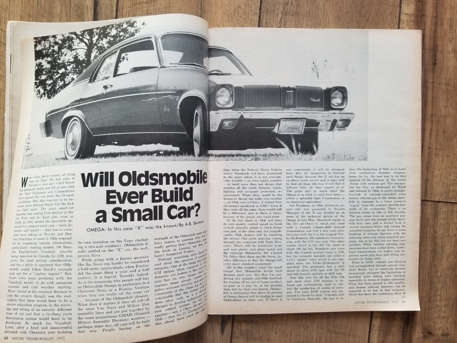 Vintage 1972 Motor Trend Magazine August Issue Racing Automotive Jeep ...