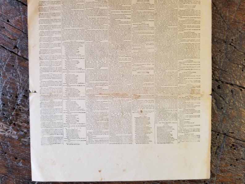 Antique 1885 Advertisement "the Detroit Free Press", December 26 ...