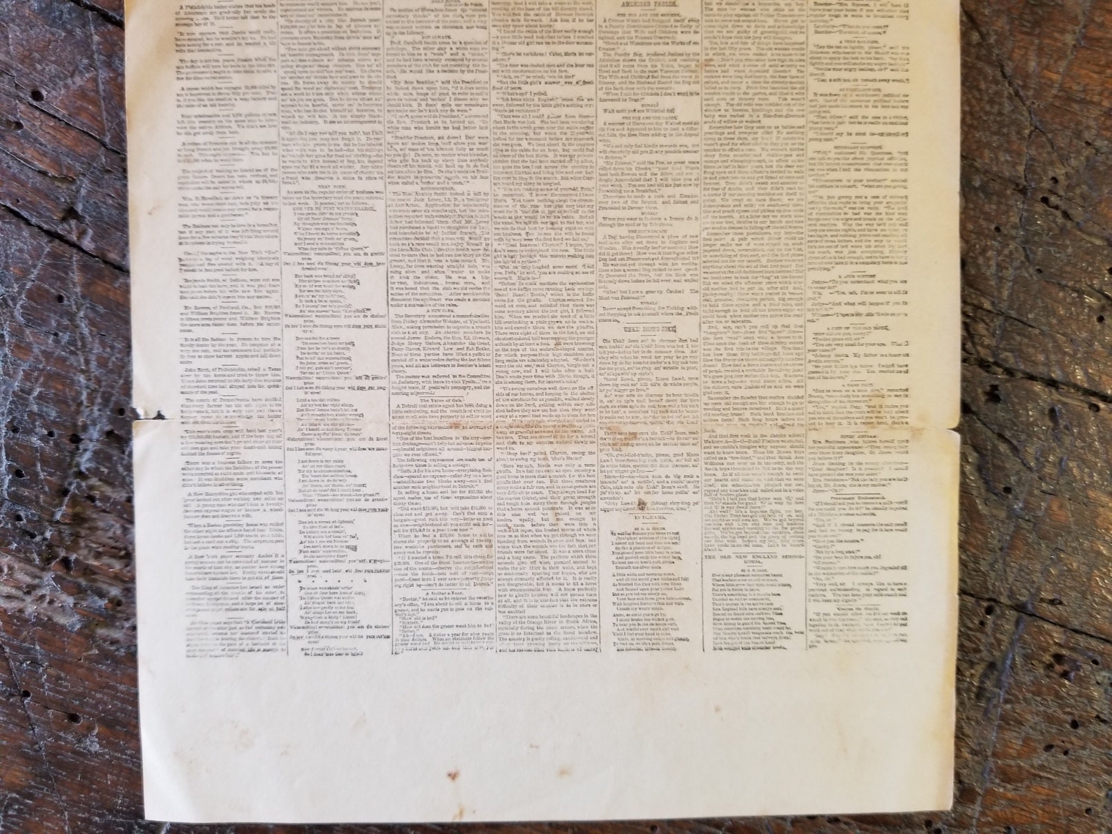 Antique 1885 Advertisement "the Detroit Free Press", December 26 ...