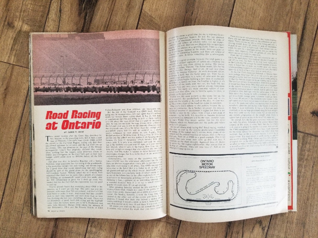 Vintage 1970 Road & Track Magazine, December Issue Racing Ferrari Dodge ...