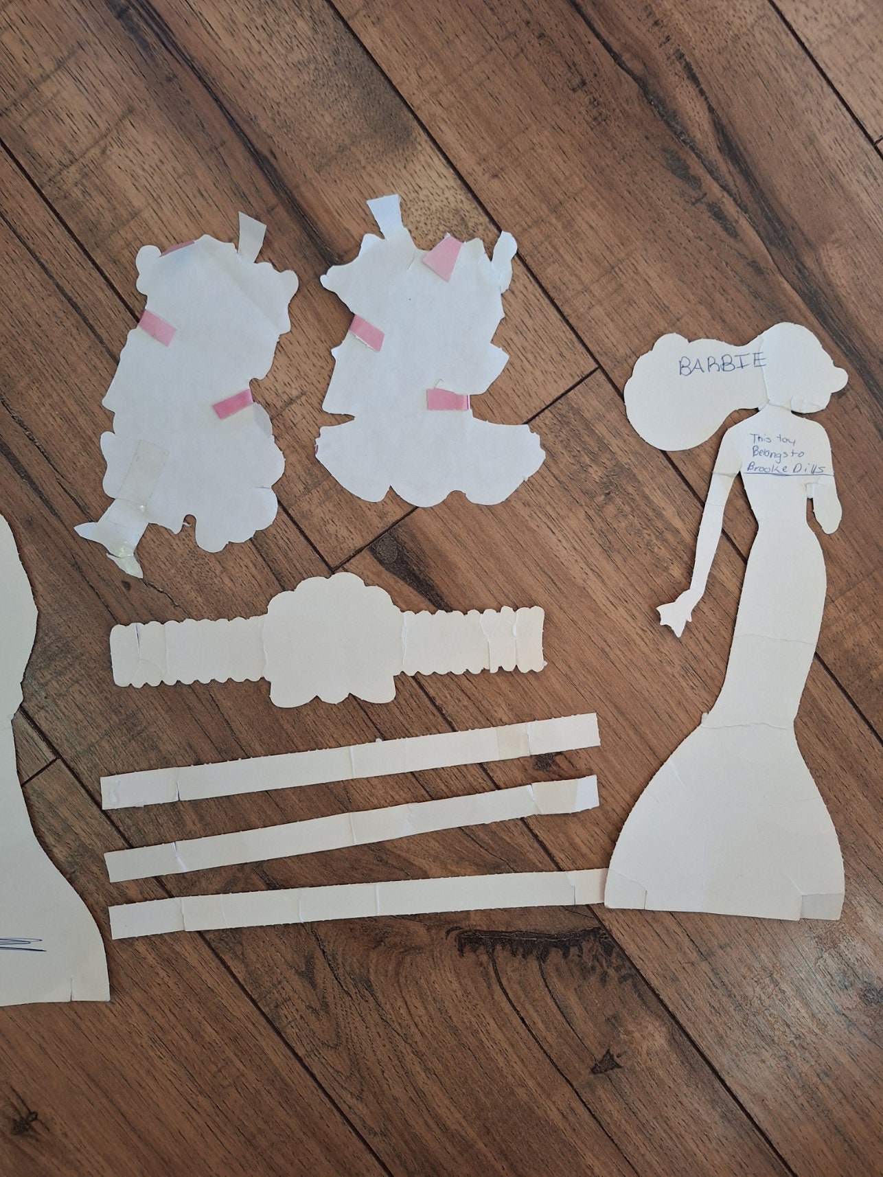 Vintage 1988 Barbie and Ken Paper Dolls and Outfits From - Etsy