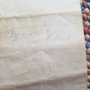 Vintage Invoice A. Ryman & Sons, Antique Receipt; Accounting ...