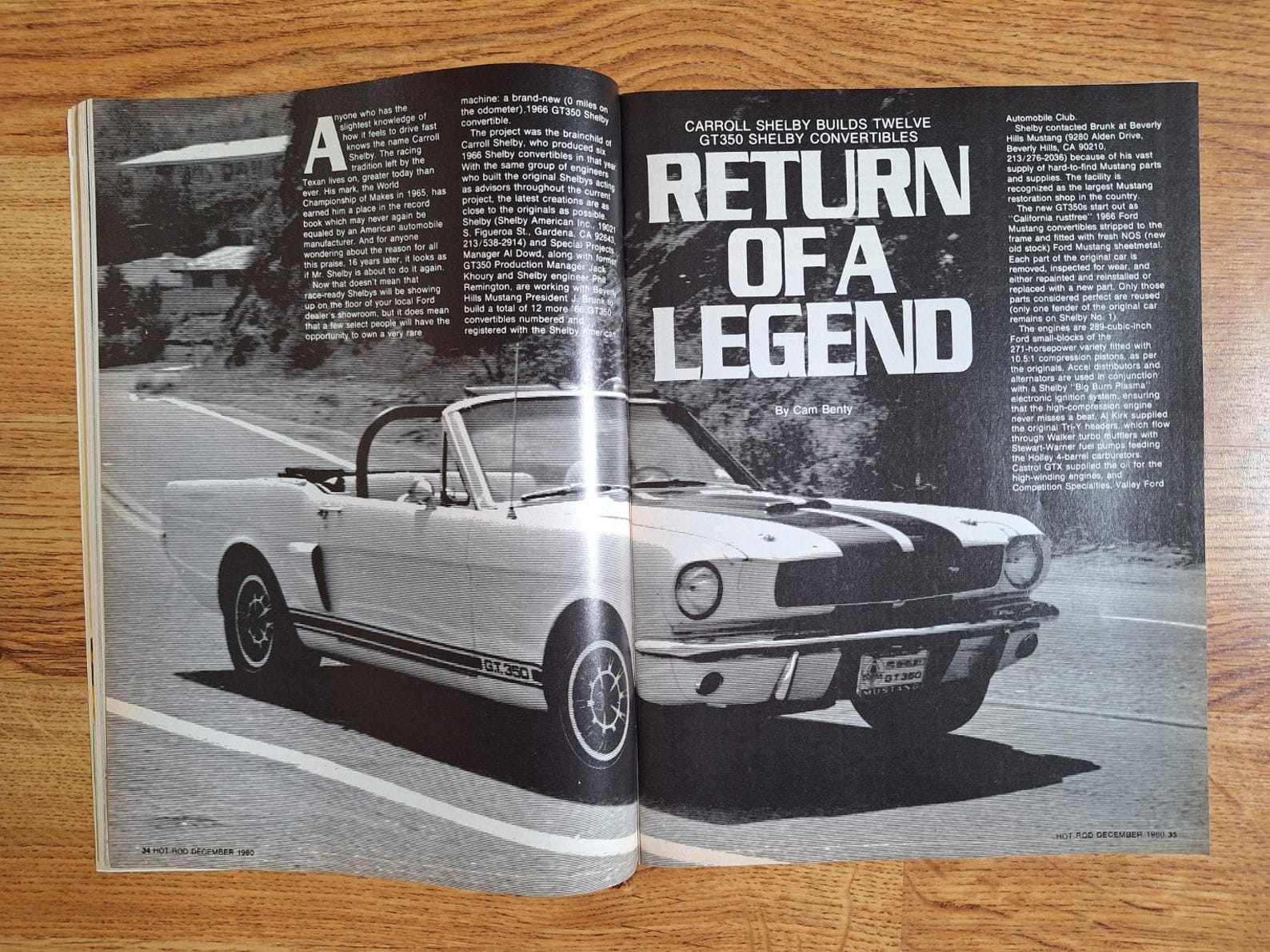Vintage 1980 Hot Rod Automotive Magazine, December Issue; Mustangs ...
