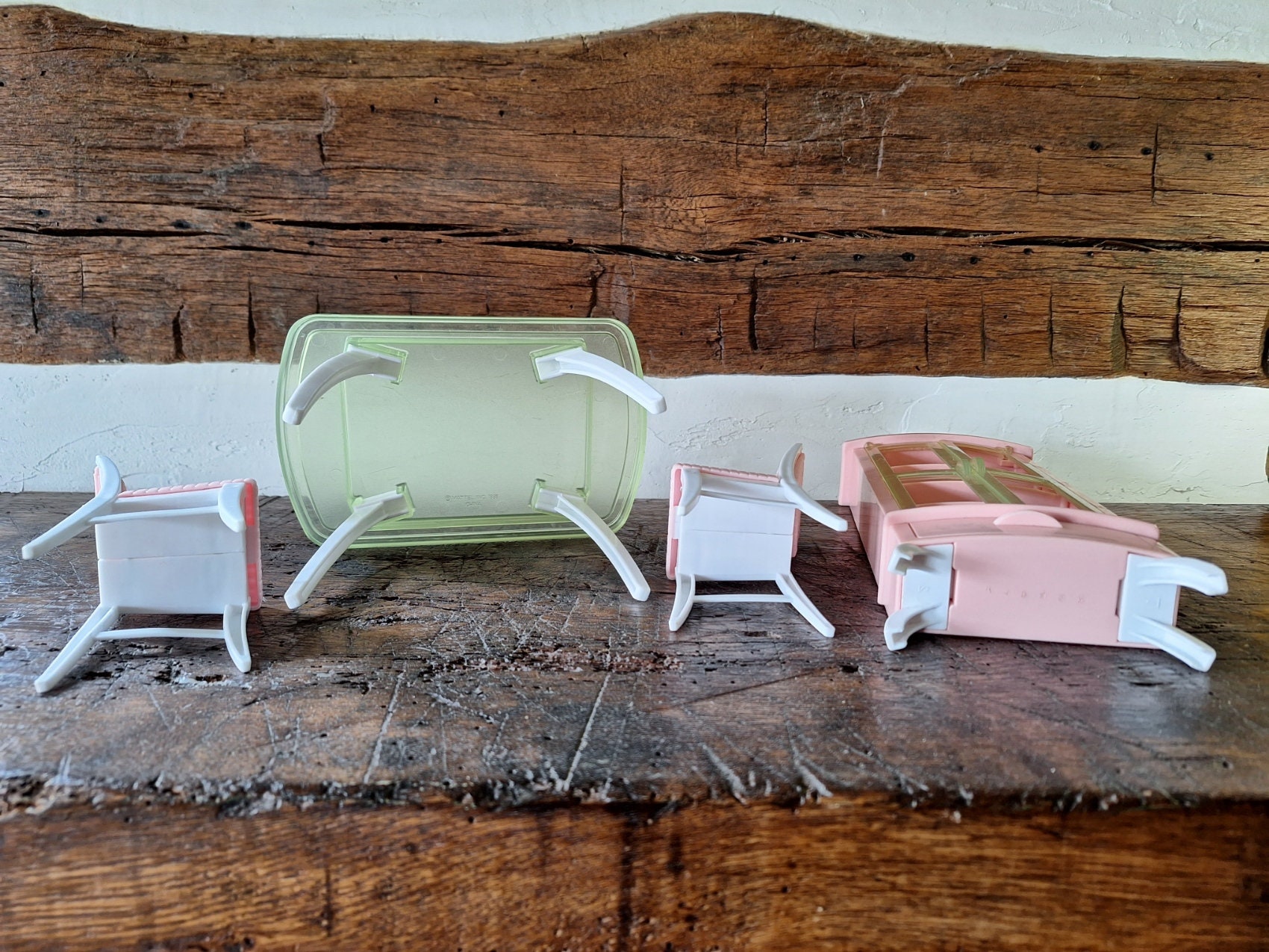 Vintage 1999 Barbie Light-up Dining Room Playset Mattel Table, Two ...