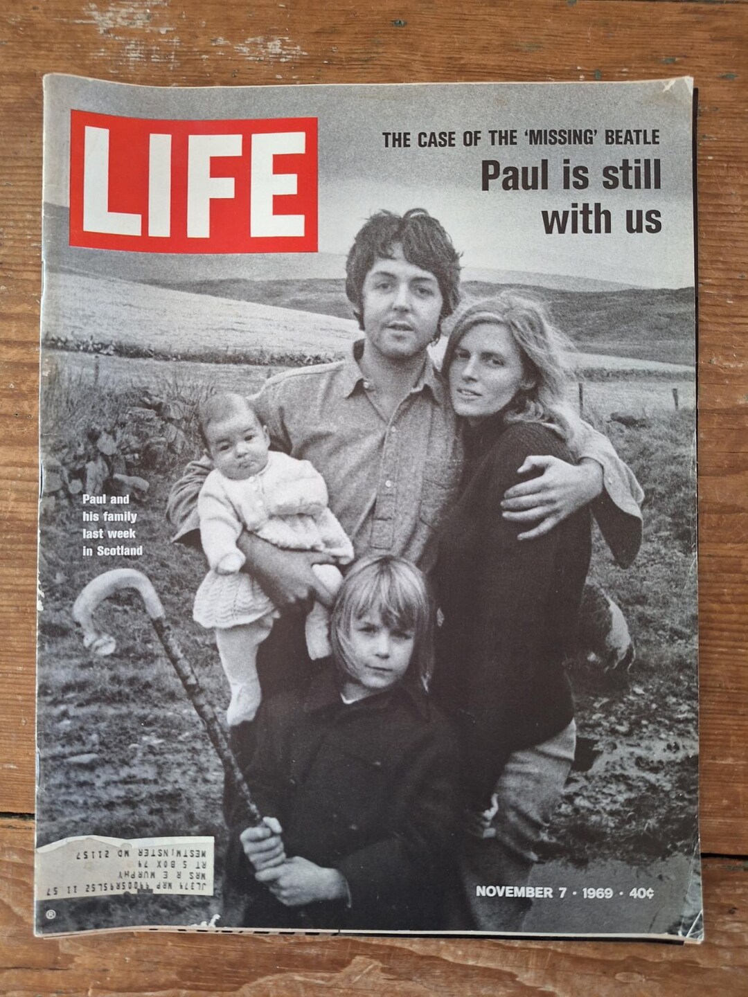 Vintage 1969 November 27 Life Magazine - the Case of the Missing Beatle ...