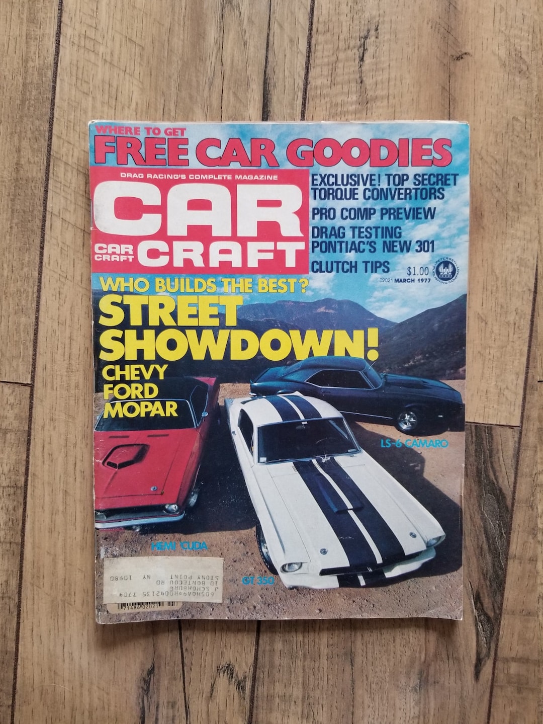 Vintage 1977 Car Craft; Drag Racing's Complete Magazine; Drags; Chevy ...